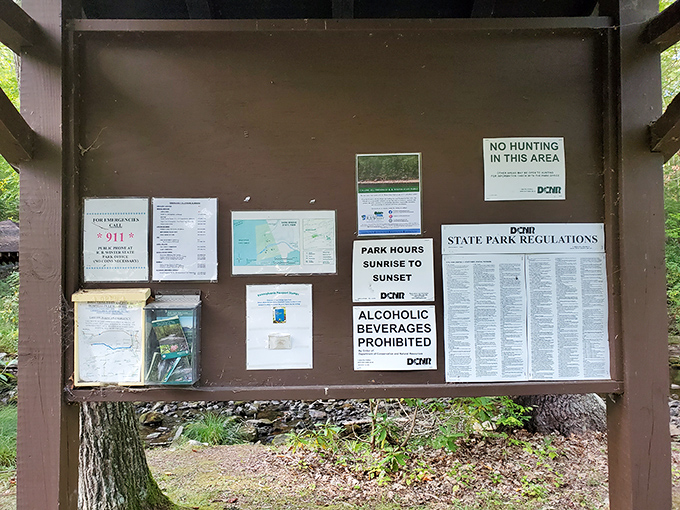 The information kiosk &ndash; where you'll find everything except Wi-Fi passwords and stock tips. Some information is better left in the outside world.