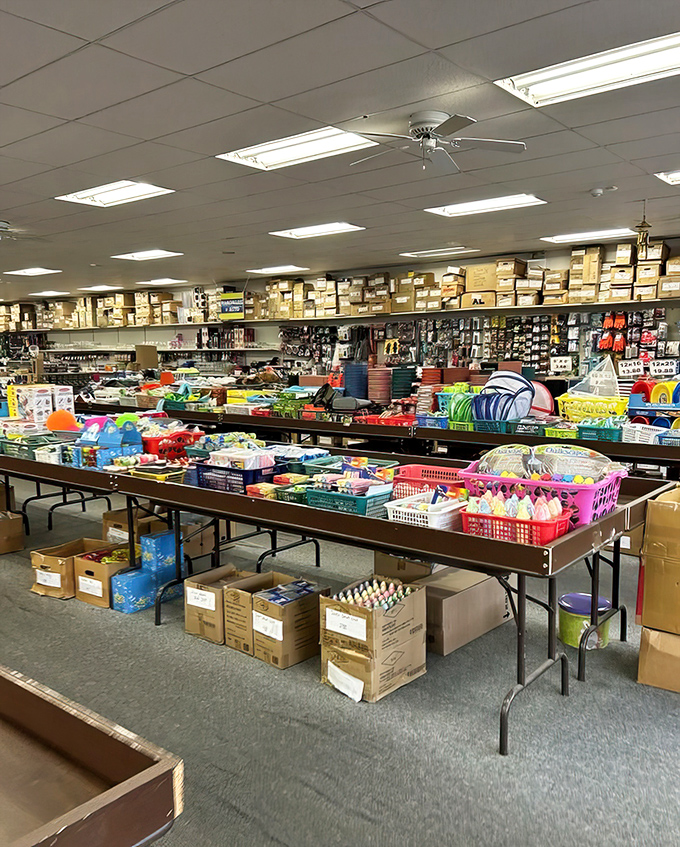 Tables laden with colorful treasures as far as the eye can see. This isn't shopping &ndash; it's a treasure hunt where everyone wins.