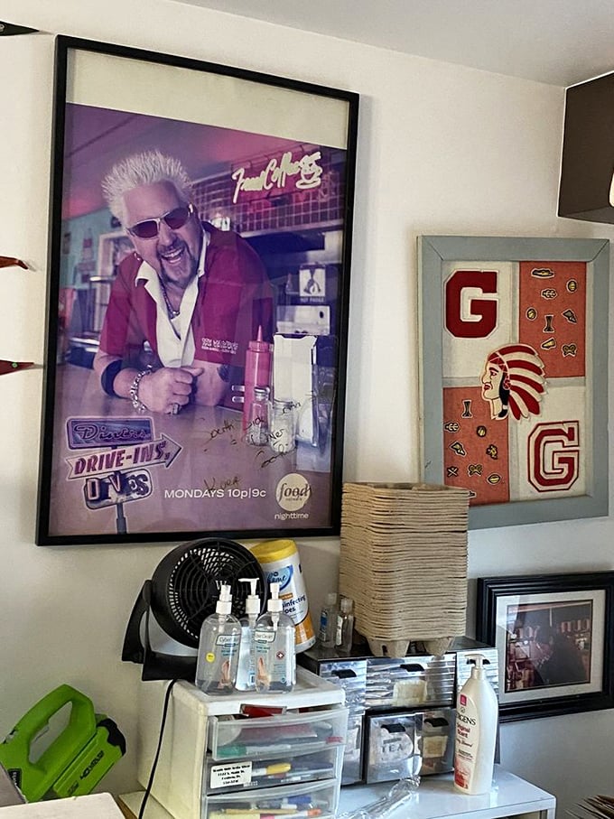 The wall of fame reveals this hidden gem isn't so hidden after all&mdash;even food TV royalty has discovered what locals have known for years.