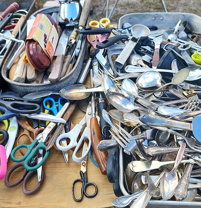 The great silverware migration&mdash;where orphaned spoons finally reunite with long-lost forks from across the county.