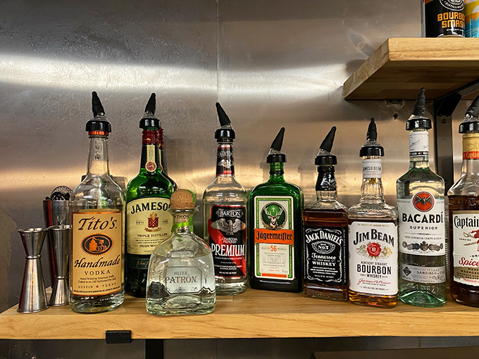 The bar shelf &ndash; because sometimes your pancakes need a little something extra to kick-start the weekend.