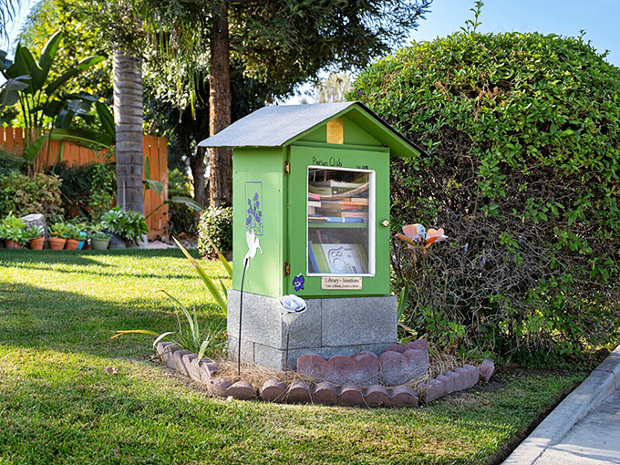 Little libraries with big hearts: This neighborhood book exchange captures Porterville's community spirit, where sharing stories builds connections between neighbors.