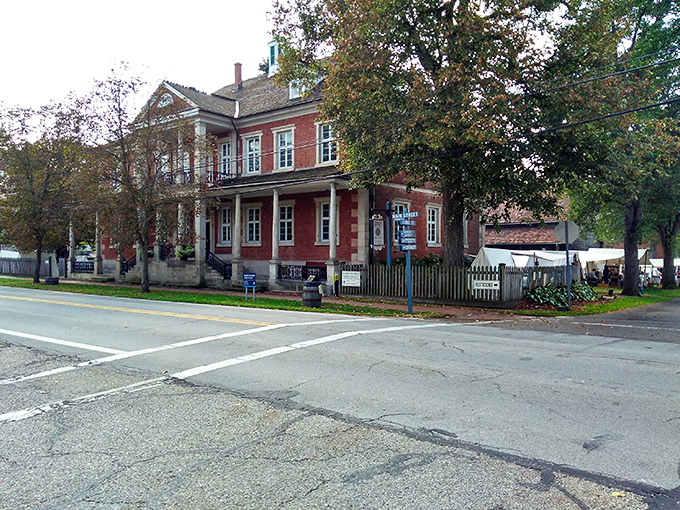 15. main streetZoar's main street in autumn light captures that magical moment when history and present day share coffee on the porch and reminisce about simpler times.