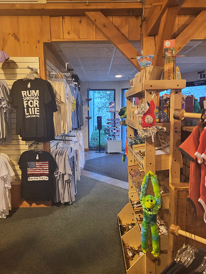 Merchandise that lets you take home the Smokehouse spirit, if not the actual smoke. That "Rum Springs For Life" shirt speaks to my soul on multiple levels.