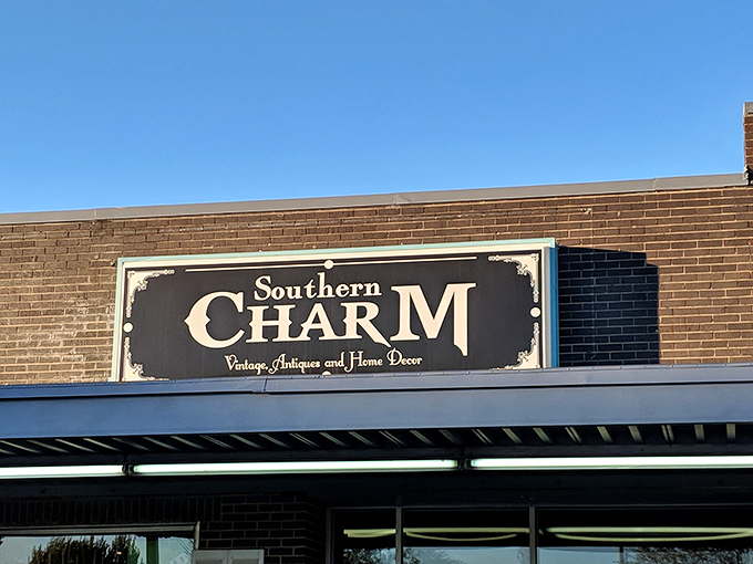 The sign says it all&mdash;Southern Charm delivers on its promise of vintage, antiques, and home decor with a side of nostalgia.
