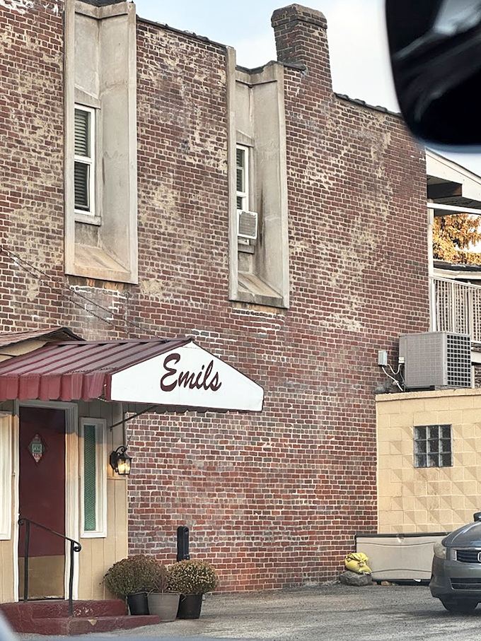 Even from outside, you can sense the culinary magic happening within these weathered but welcoming brick walls.