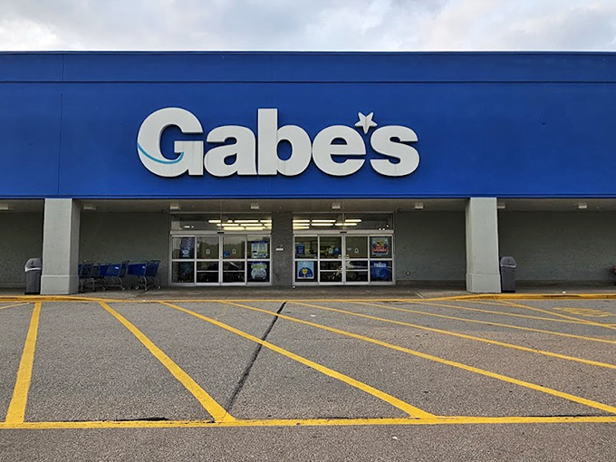 The exterior may be simple, but what lies behind those doors is retail magic&mdash;a blue-fronted wonderland of deals waiting to be discovered.