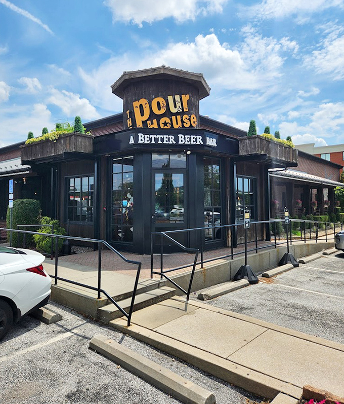 The entrance welcomes you like an old friend's front door, promising good times and even better food experiences.