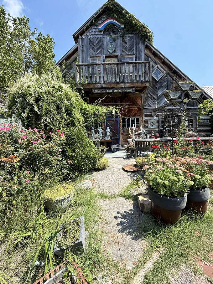 Gardens that look like they're straight out of a storybook. This path doesn't just lead to a rustic building&mdash;it's the yellow brick road to comfort food paradise.