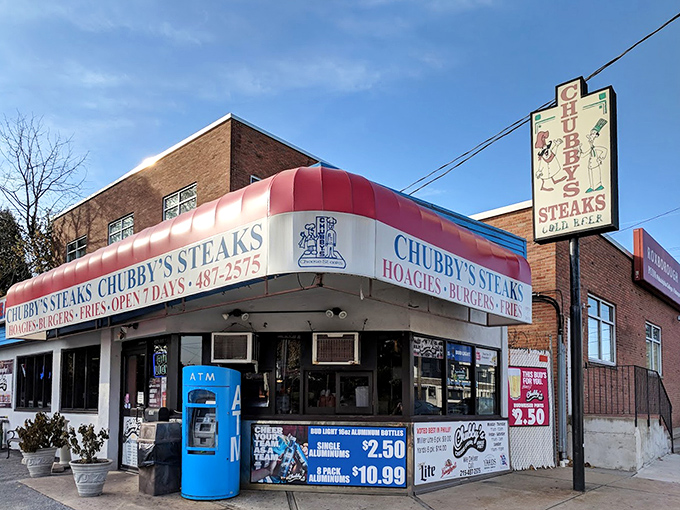 The corner location stands proud with its red awning &ndash; a beacon of hope for the hungry, a landmark for the locals, a bucket list stop for visitors.