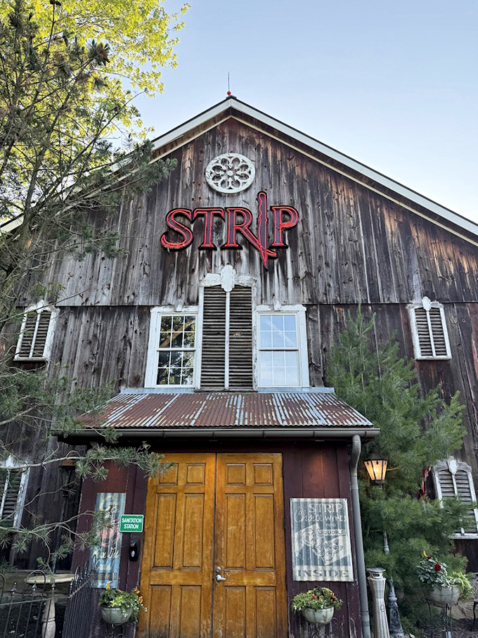 Even from outside, this barn-turned-steakhouse promises an experience that's anything but ordinary &ndash; and absolutely delivers.