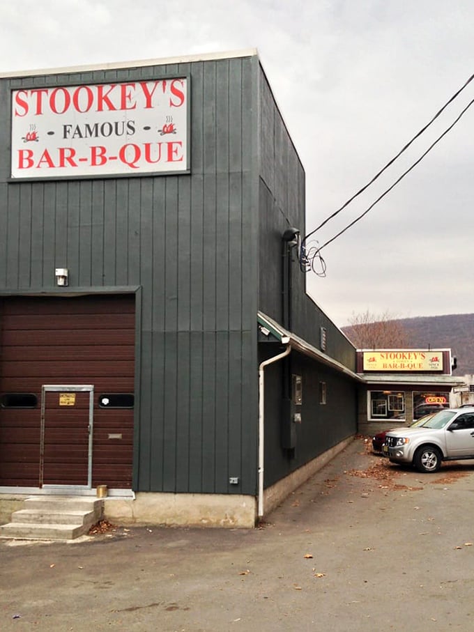 The building doesn't need to shout—it just quietly stands there, knowing that inside lies some of the best barbecue you'll ever taste. Confidence is silent.