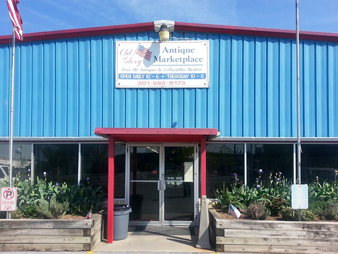The welcoming entrance promises adventures within&mdash;those wooden planters have greeted thousands of visitors who arrived looking for a lamp and left with three chairs and a butter churn.
