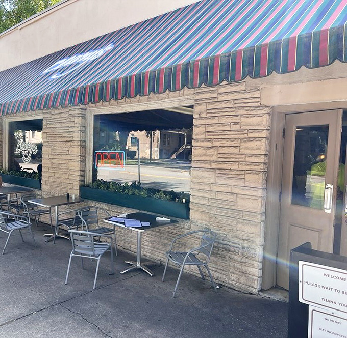 Outdoor seating where you can watch Savannah wake up around you, coffee in hand, southern sunshine warming your face.