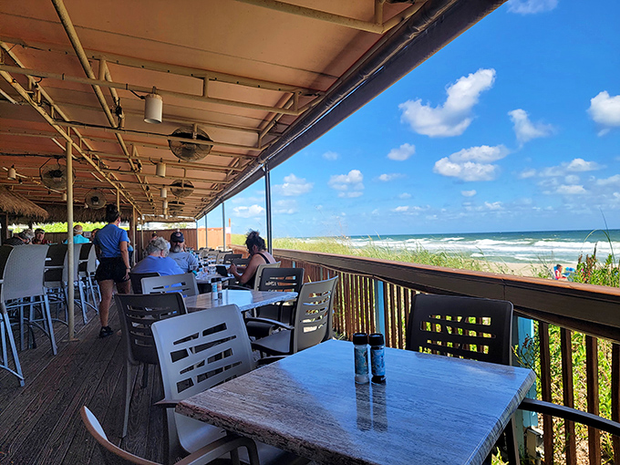 Dining with a view that reminds you why people flock to Florida. The rhythm of waves provides the perfect soundtrack to your meal.