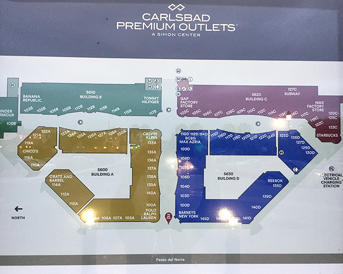 The mall map: equal parts treasure map and strategic battle plan for serious shoppers. Study it like you're planning a heist, because in a way, you are.