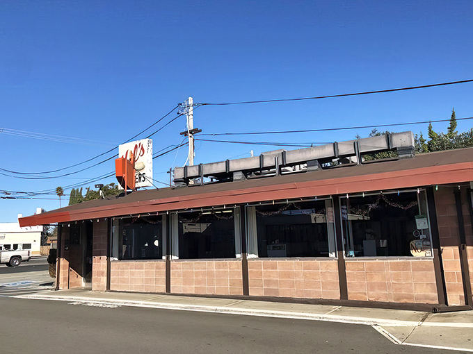 Sometimes a building's exterior tells you exactly what you need to know: no nonsense, just good food inside.