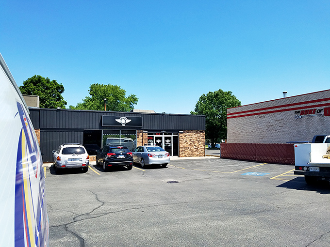 The parking lot &ndash; where barbecue pilgrimages end and meat-centric adventures begin, often with clean shirts that won't stay that way for long.