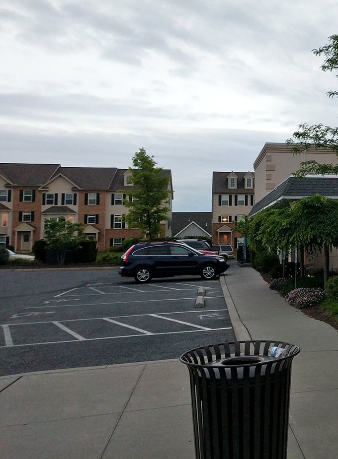 Ample parking means the hardest decision is choosing what to order, not where to park.