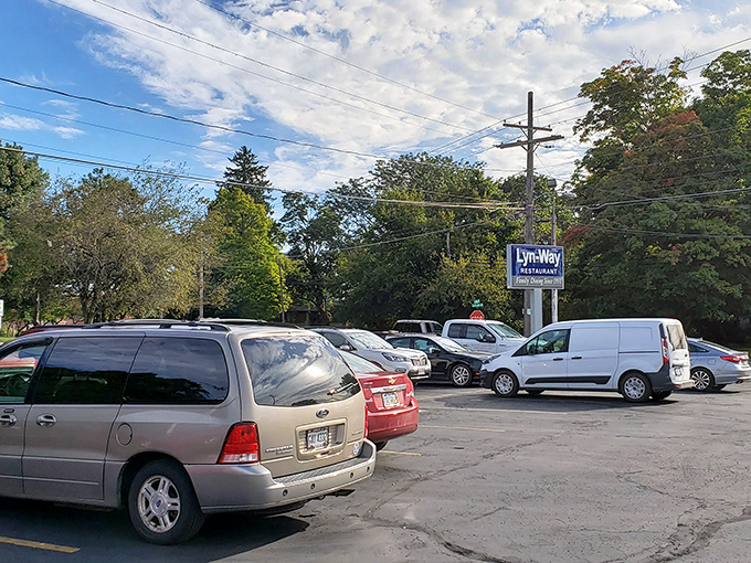 A full parking lot tells you everything you need to know. When locals vote with their vehicles, the election isn't even close.