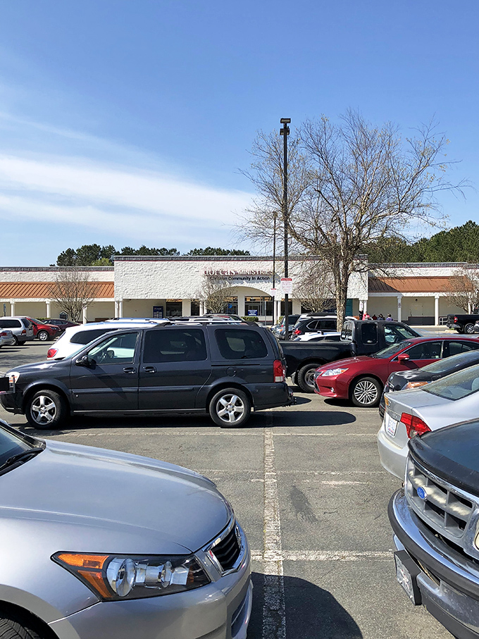 A packed parking lot tells the story—Cary's best-kept secret isn't so secret anymore. Treasure hunters know where to find the goods.
