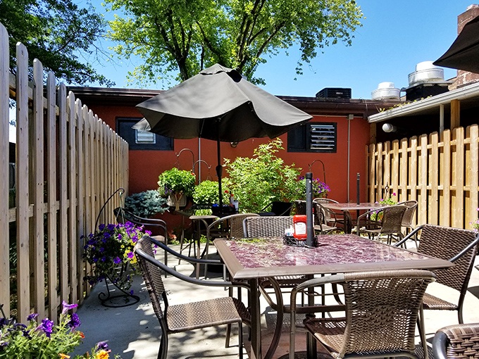 Their charming garden patio feels like dining in a neighbor's backyard &ndash; if your neighbor happened to make phenomenal breakfast.