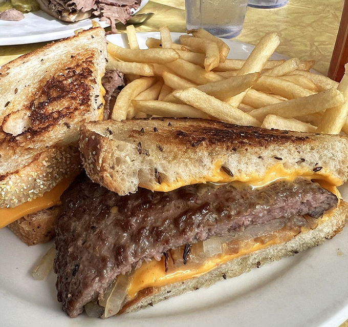 The patty melt&mdash;that perfect marriage of burger and grilled cheese that makes you wonder why they ever bothered to divorce.