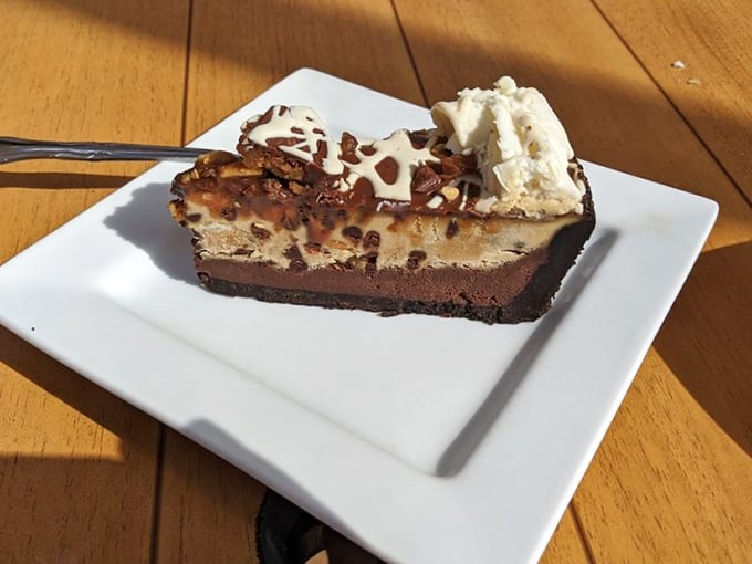 Chocolate peanut butter pie that makes you forget calories exist &ndash; temporary amnesia never looked so delicious.