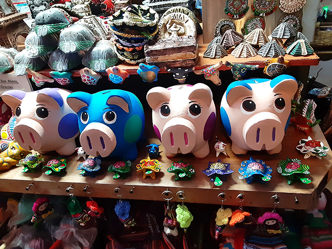 Piggy banks with attitude guard your coins with colorful charm. Saving money never looked so good&mdash;or made you smile quite so much.