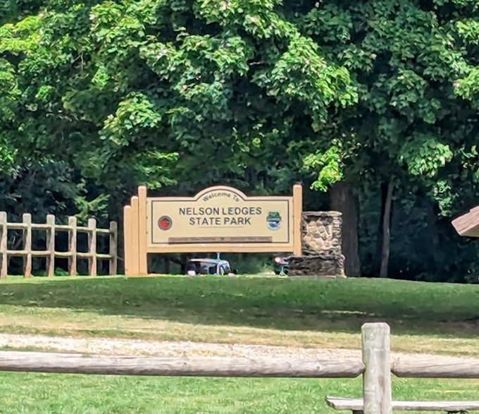 The gateway to adventure doesn't always look impressive, but what waits beyond this unassuming entrance will leave you speechless.