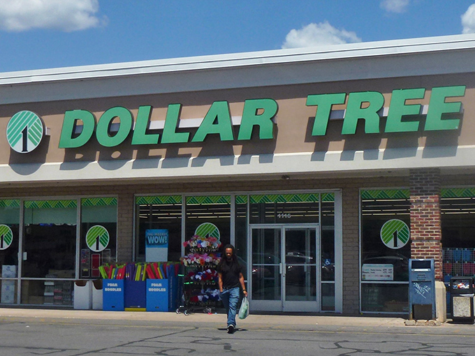 The Dollar Tree welcome wagon &ndash; where your shopping journey begins with the promise of discoveries that feel like winning.