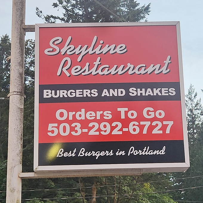 The sign says it all &ndash; "Best Burgers in Portland" isn't just a claim, it's a promise that generations of locals know is kept daily.