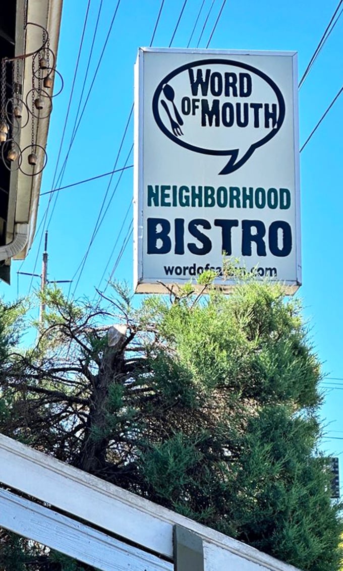 A sign that promises everything and somehow still undersells the experience. Follow this beacon to breakfast bliss in Salem's coziest neighborhood.