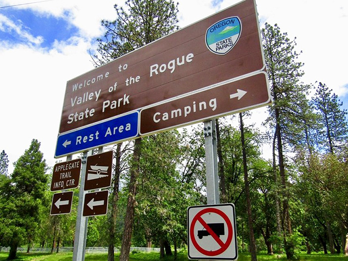 The sign that signals your vacation has officially begun. Follow the arrows to relaxation&mdash;no business calls or emails allowed beyond this point.