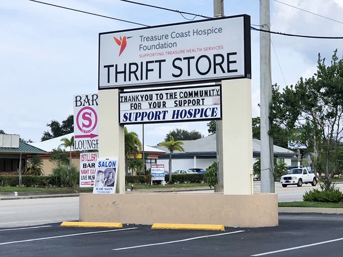 The sign says it all&mdash;shopping here isn't just retail therapy, it's actual therapy for those who need it most.