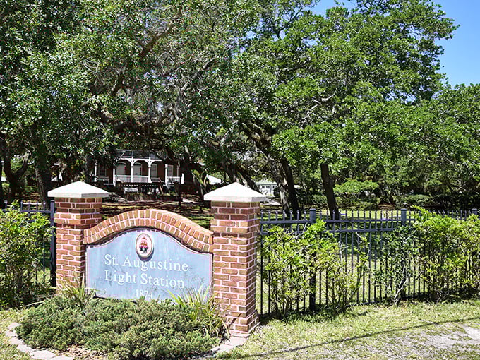 The welcoming entrance sign invites you into a world where Florida's maritime history comes alive&mdash;your first step into a journey through time.