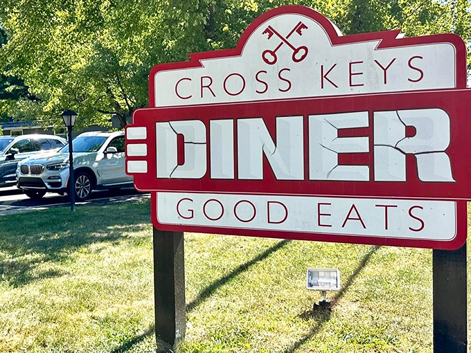 This sign doesn't just advertise a diner &ndash; it announces a destination where good food meets genuine hospitality.