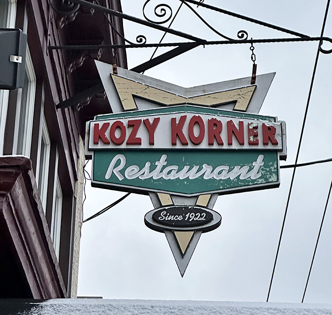 That vintage sign doesn't just advertise a restaurant &ndash; it's a promise kept since 1922 that comfort food will always have a home here.