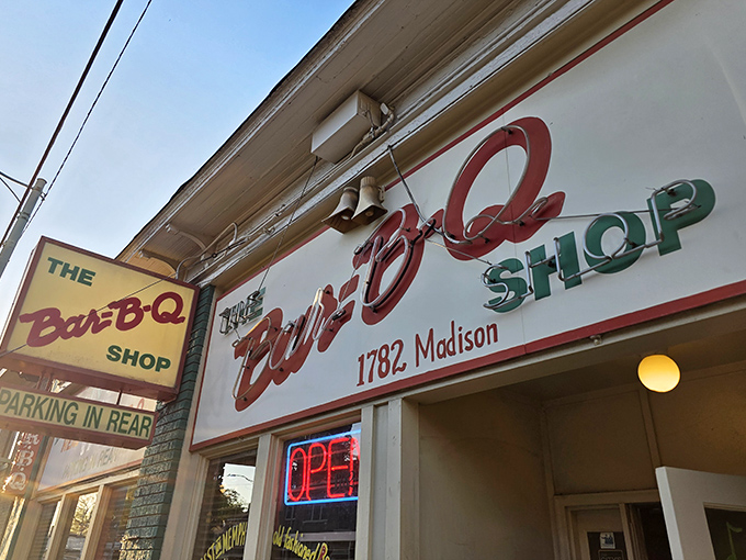 That iconic sign on Madison Avenue &ndash; a beacon of hope for the hungry and a landmark for barbecue pilgrims from around the world.