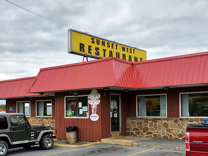 That sign doesn't just mark a restaurant; it marks a landmark where memories are made between bites of perfect burgers.