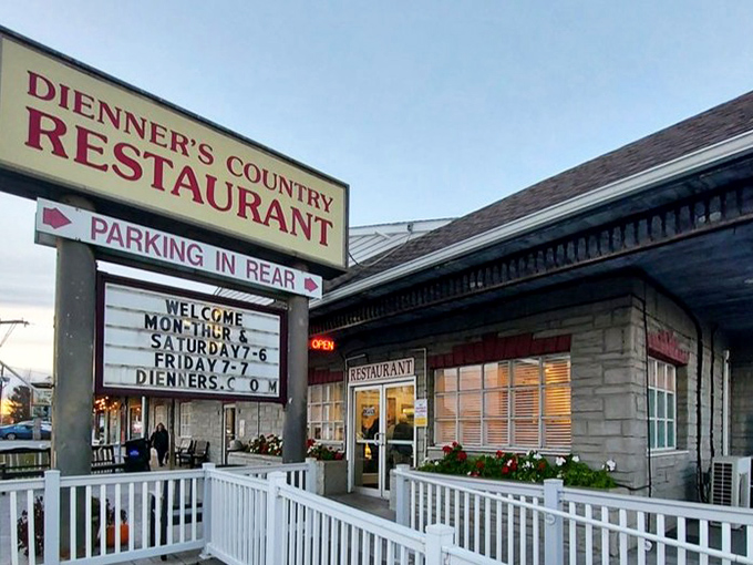 Evening light makes even the parking lot look inviting &ndash; that's when you know you've found something special.