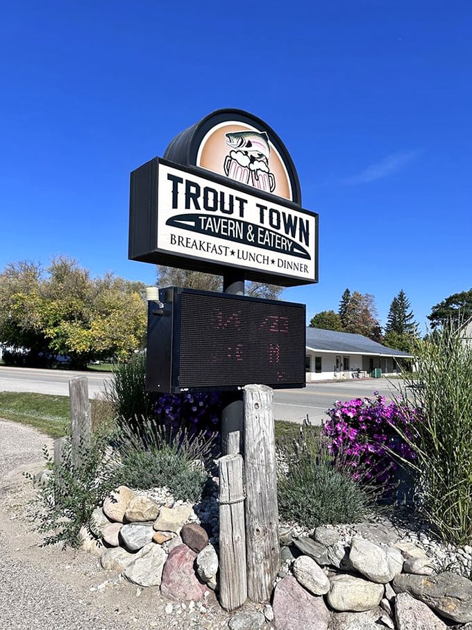 The sign that's launched a thousand detours&mdash;promising breakfast, lunch, and dinner in a setting that's pure Michigan, right down to the wildflowers.