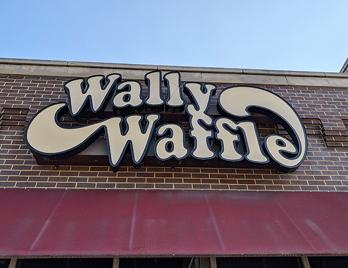 That swooping, retro Wally Waffle sign &ndash; a yellow beacon of hope for those who believe breakfast is the most important meal.