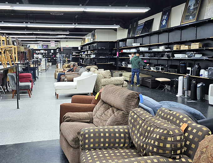 The sofa section&mdash;where comfort meets affordability. Test-drive these pre-loved loungers and imagine the naps they'll host in your living room.