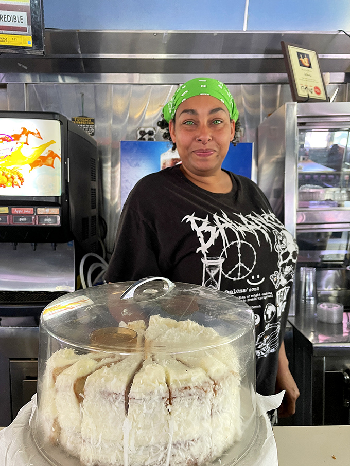 Behind every great diner is someone who takes pride in their cake. This isn't just dessert; it's an edible heirloom.