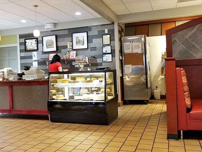 The dessert case&mdash;where willpower goes to die and "I'll just have coffee" turns into "Well, maybe just a slice of that chocolate cake."