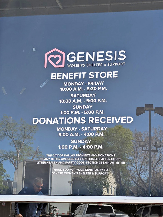The mission behind the bargains. Every purchase helps support Genesis Women's Shelter&mdash;shopping that actually makes the world better.