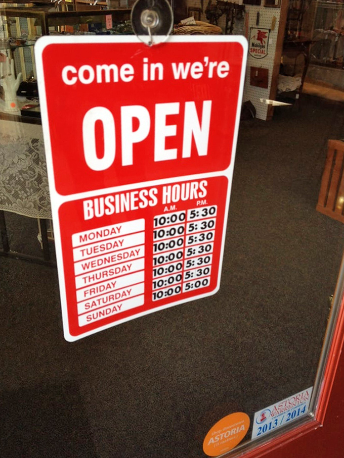 "Come in we're OPEN"&mdash;six simple words that promise adventure, discovery, and the distinct possibility of leaving with something you never knew you needed.