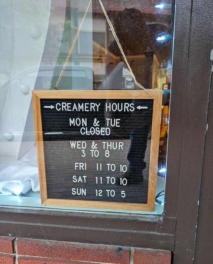 These aren't just business hours&mdash;they're windows of opportunity for ice cream enlightenment, strategically designed to be there when your sweet tooth calls.