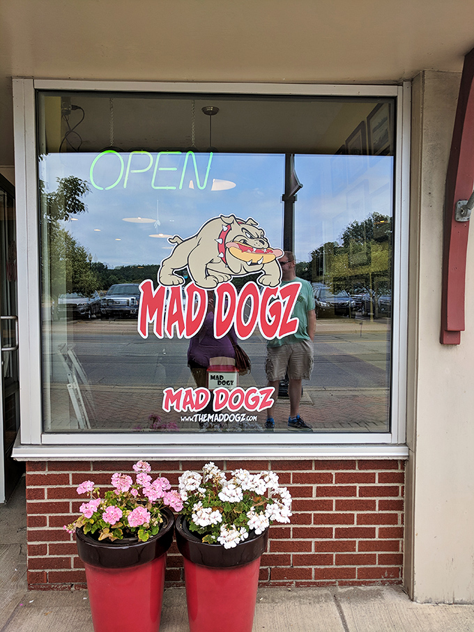 Bright window displays invite hungry travelers to discover what makes this place truly special.